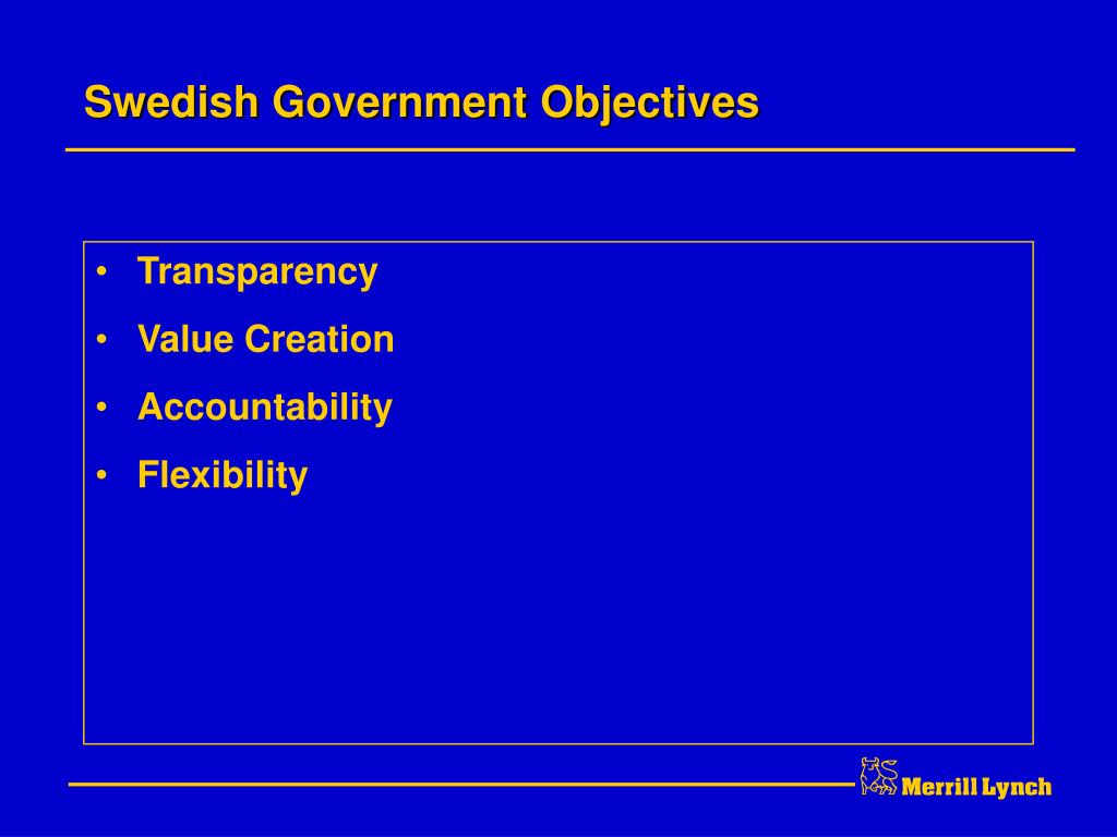 PPT - Reforming Swedish Government-Owned Companies PowerPoint ...