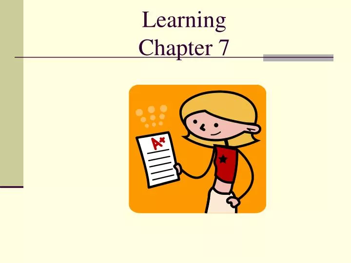 PPT - Learning Chapter 7 PowerPoint Presentation, free download - ID ...
