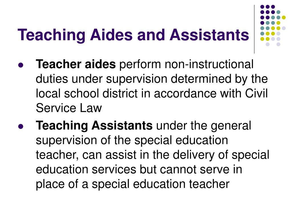 PPT - Continuum of Special Education Services for School Age SWD ...