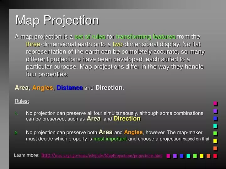 PPT - Map Projection PowerPoint Presentation, free download - ID:6369486