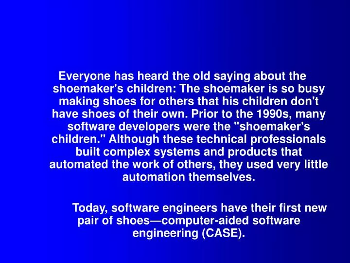 PPT - Computer Aided Systems Engineering (CASE) PowerPoint Presentation ...