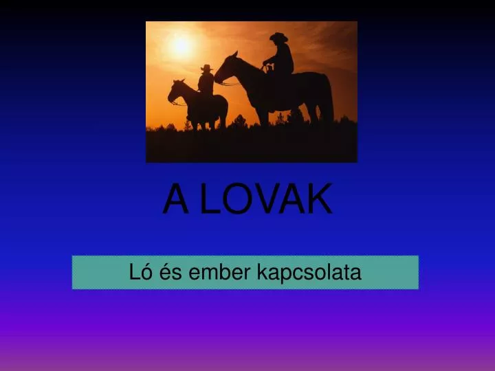 PPT - A LOVAK PowerPoint Presentation, free download - ID:6369975