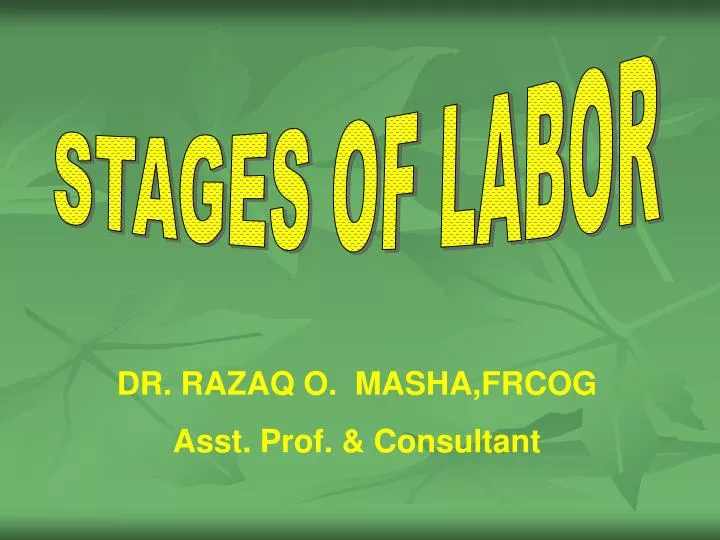 PPT - STAGES OF LABOR PowerPoint Presentation, free download - ID:6370053