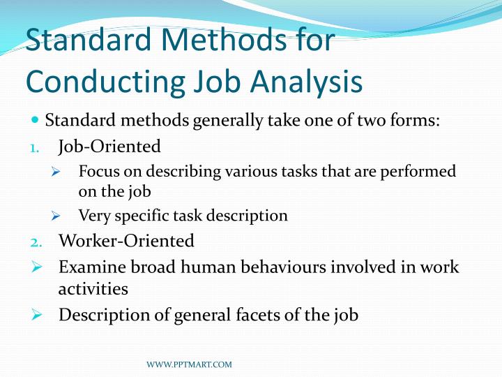PPT - JOB ANALYSIS PowerPoint Presentation - ID:6370371