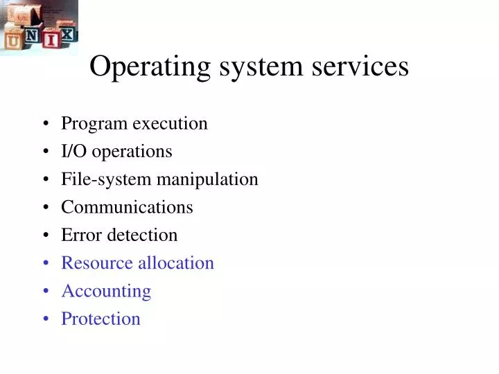 PPT - Operating system services PowerPoint Presentation, free download ...