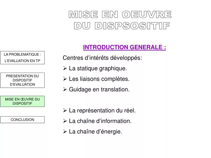 PPT - LA PROBLEMATIQUE : L’EVALUATION EN TP PowerPoint Presentation ...