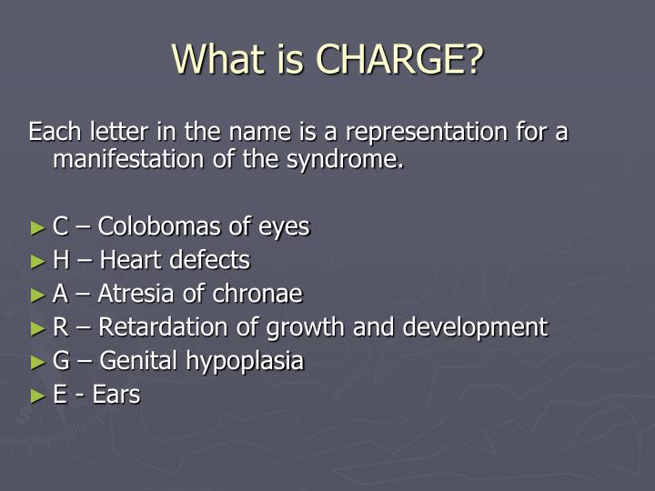 PPT - CHARGE Syndrome By Terri May PowerPoint Presentation - ID:6370946