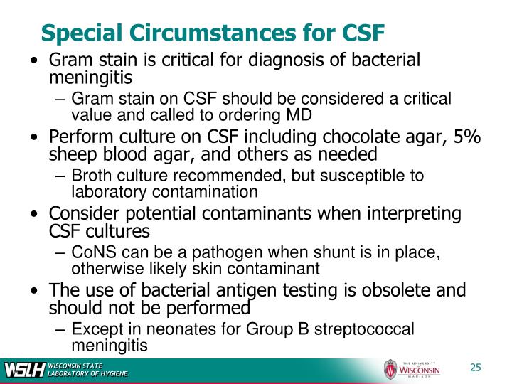 PPT - Culture of Blood, CSF, and Other Sterile Body Fluids PowerPoint ...