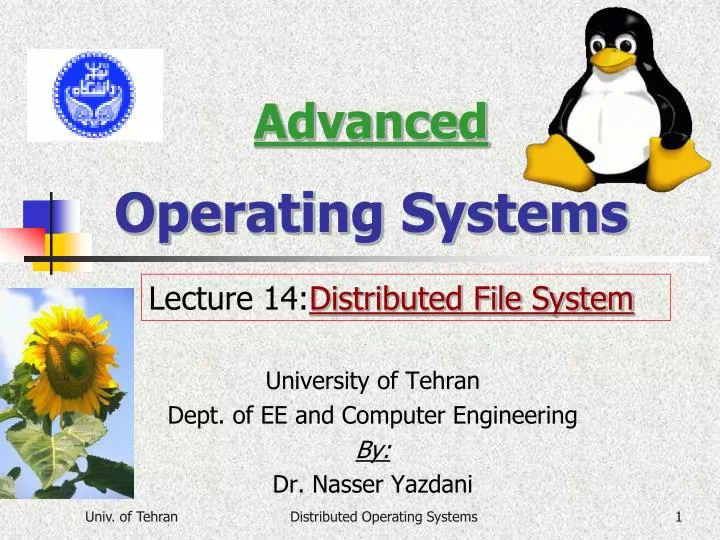 PPT - Advanced Operating Systems PowerPoint Presentation, free download - ID:6371338