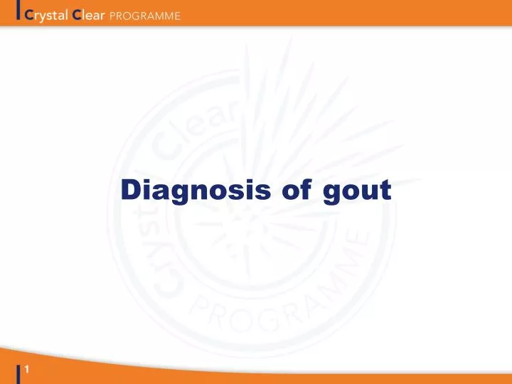 PPT - Diagnosis of gout PowerPoint Presentation, free download - ID:6371400