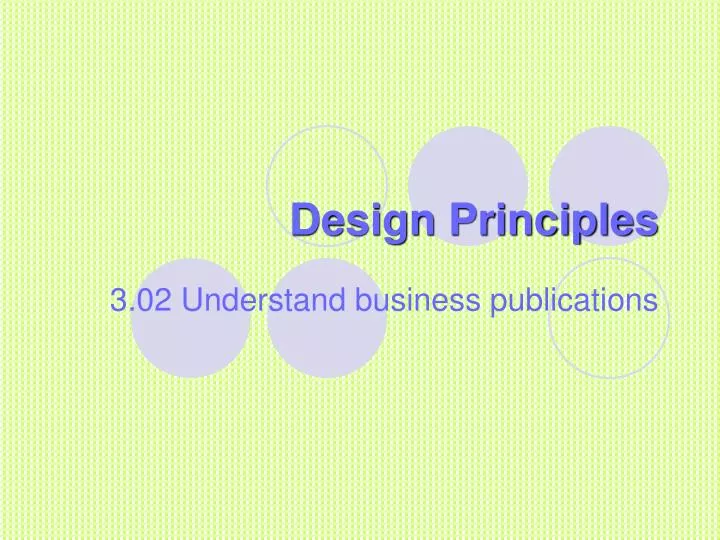 PPT - Design Principles PowerPoint Presentation, free download - ID:6371463