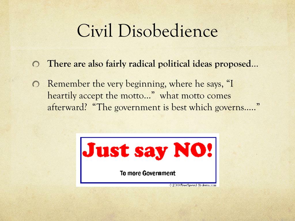 PPT - Civil Disobedience PowerPoint Presentation, free download - ID ...