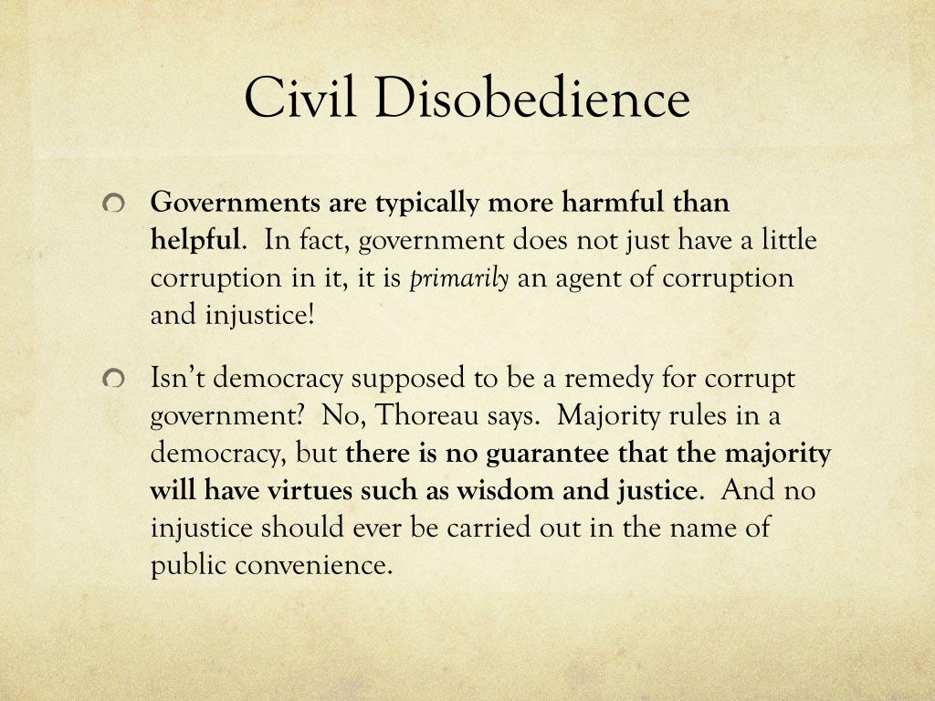 PPT - Civil Disobedience PowerPoint Presentation, free download - ID ...