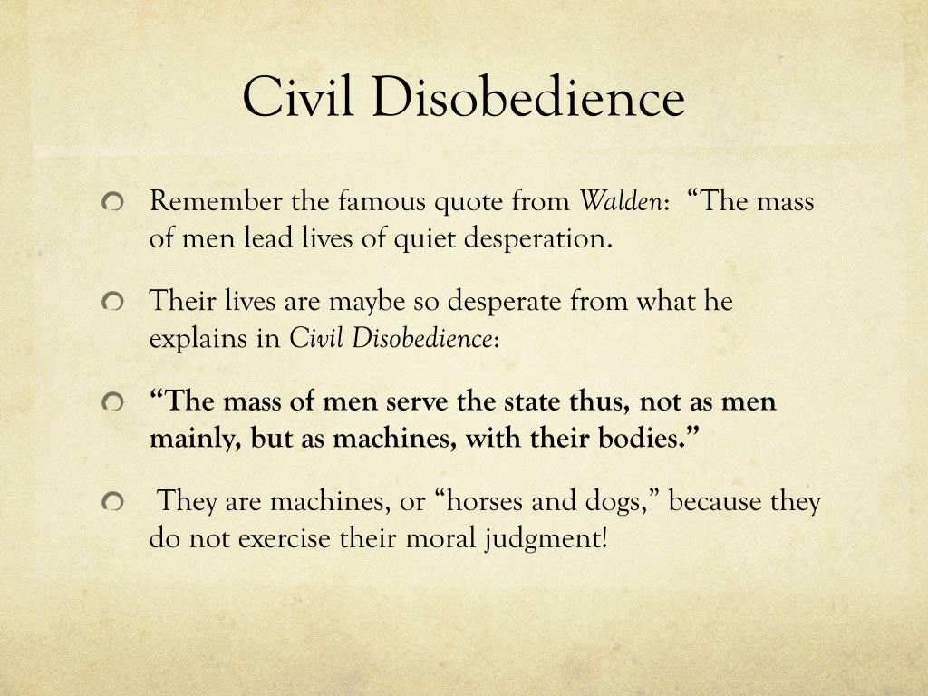 PPT - Civil Disobedience PowerPoint Presentation, free download - ID ...
