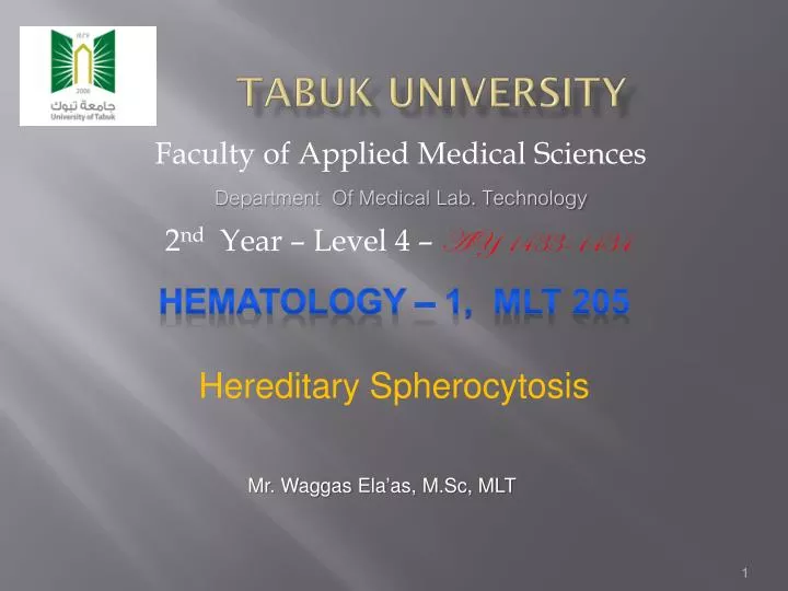 PPT - Tabuk University PowerPoint Presentation, free download - ID:6372836