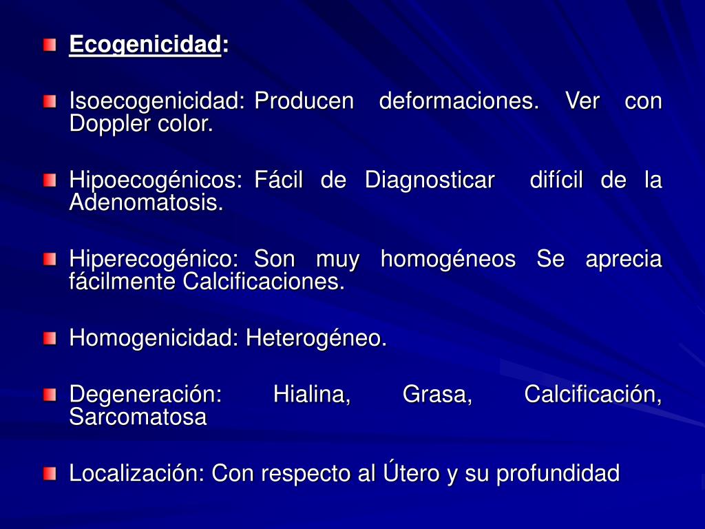 PPT - DIPLOMADO DE ULTRASONOGRAFIA EN OBSTETRICIA Mioma Uterino y ...
