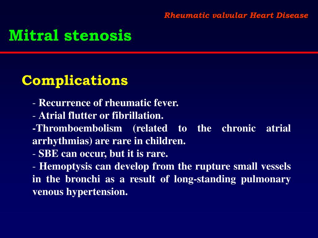 PPT - Rheumatic valvular Heart Disease PowerPoint Presentation, free ...