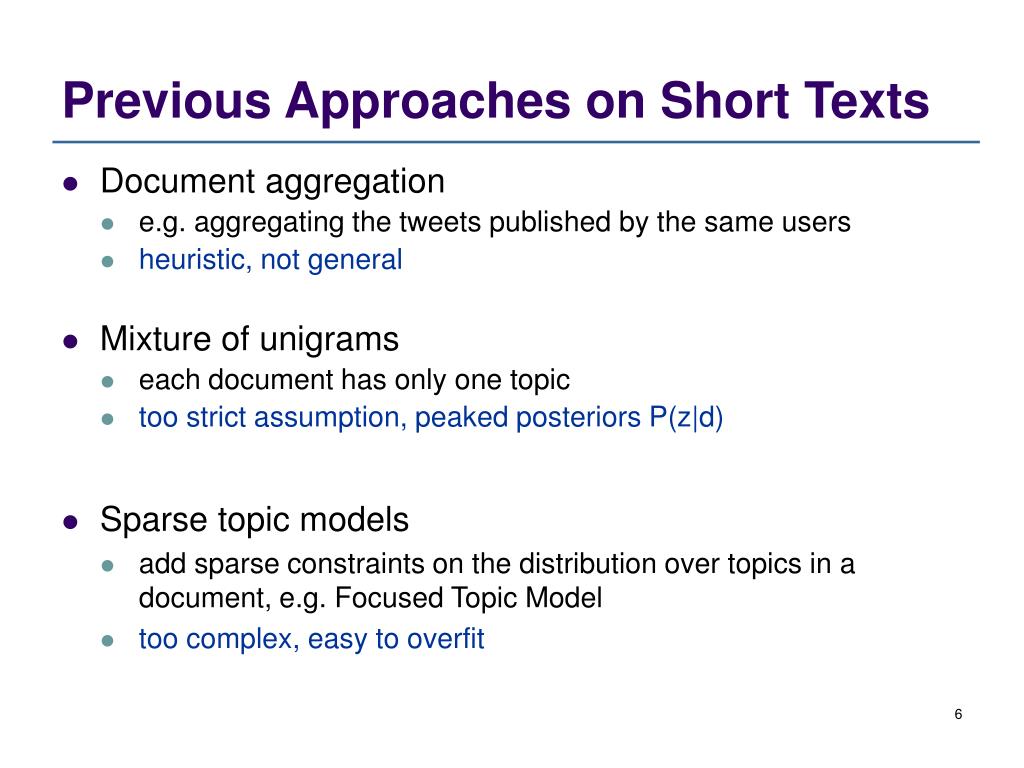 Ppt A Biterm Topic Model For Short Texts Powerpoint Presentation