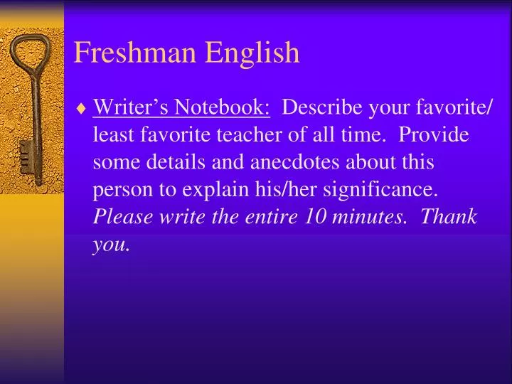 PPT - Freshman English PowerPoint Presentation, free download - ID:6377628