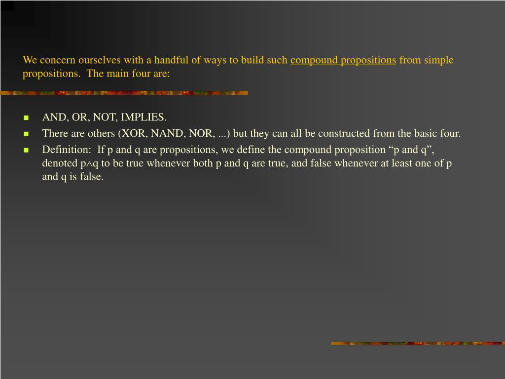 Ppt Conditional Propositions And Logical Equivalence Powerpoint