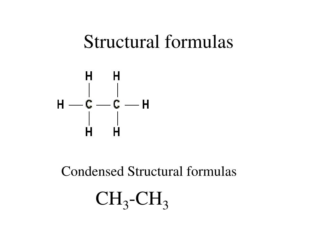 Condensed Structural Formula Condensed Structural Formula