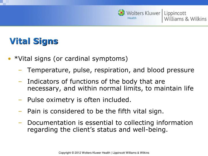 PPT - Chapter 46 Vital Signs PowerPoint Presentation - ID:6378499