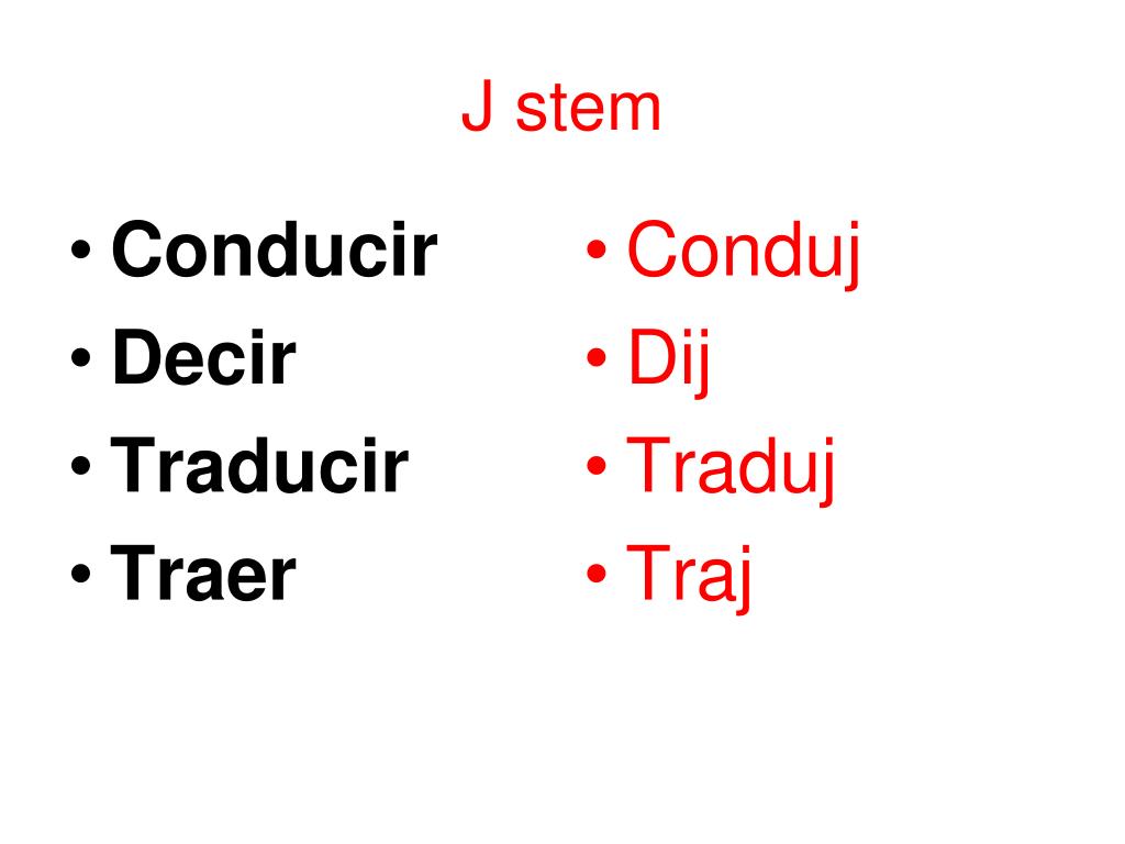 PPT - Verbos irregulares en el preterito PowerPoint Presentation, free ...