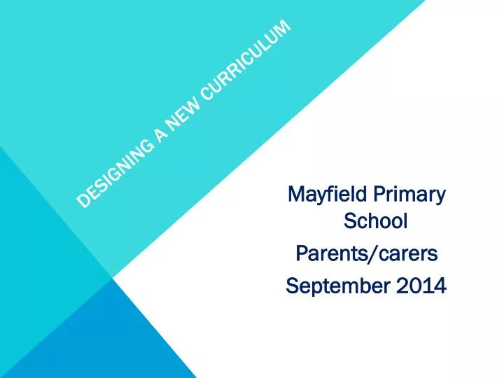 PPT - Designing a New Curriculum PowerPoint Presentation, free download ...