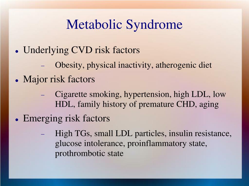 PPT - Cardiometabolic Syndrome in Elderly Women PowerPoint Presentation ...