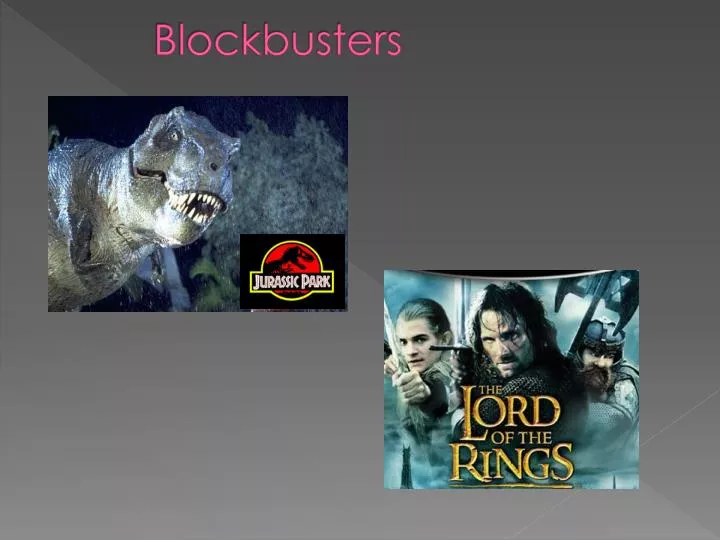 PPT - Blockbusters PowerPoint Presentation, free download - ID:6379446