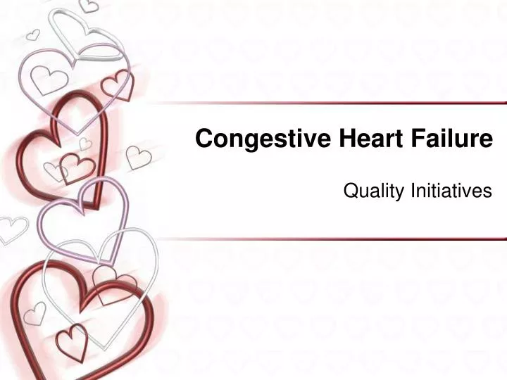 PPT - Congestive Heart Failure PowerPoint Presentation, free download ...