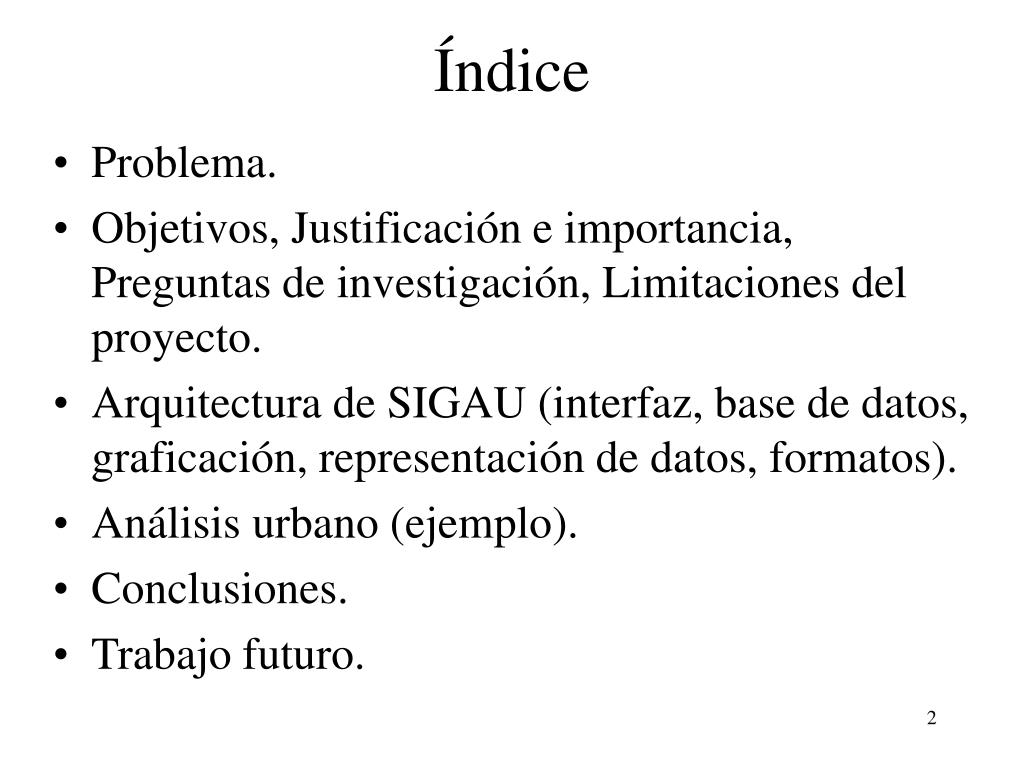 PPT - Sistema de Información Geográfica para el Análisis Urbano (SIGAU ...