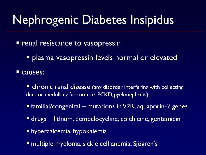 PPT - Diabetes Insipidus PowerPoint Presentation - ID:6380264