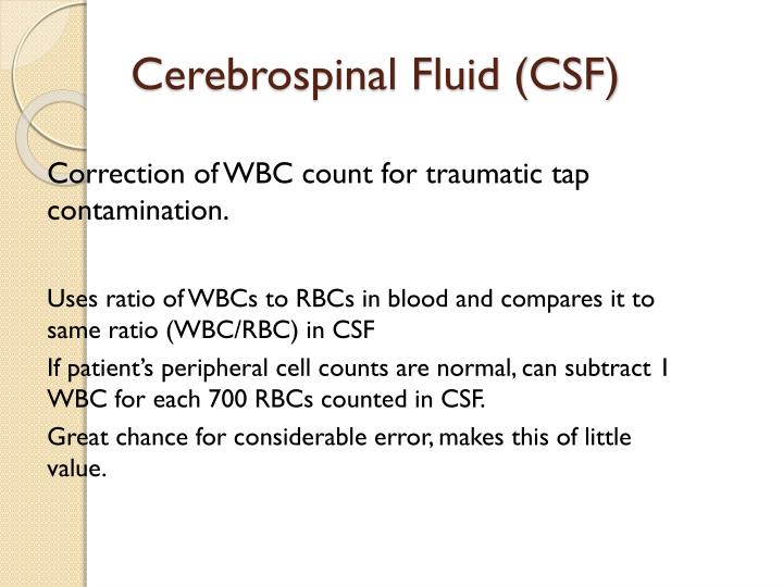 PPT - CEREBROSPINAL FLUID BY Hossam HASSAN PowerPoint Presentation - ID ...