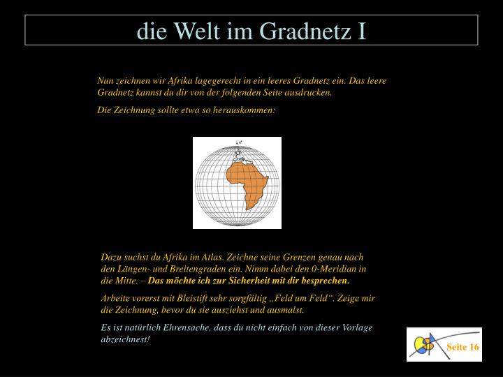 PPT - das Gradnetz der Erde PowerPoint Presentation - ID:6382437