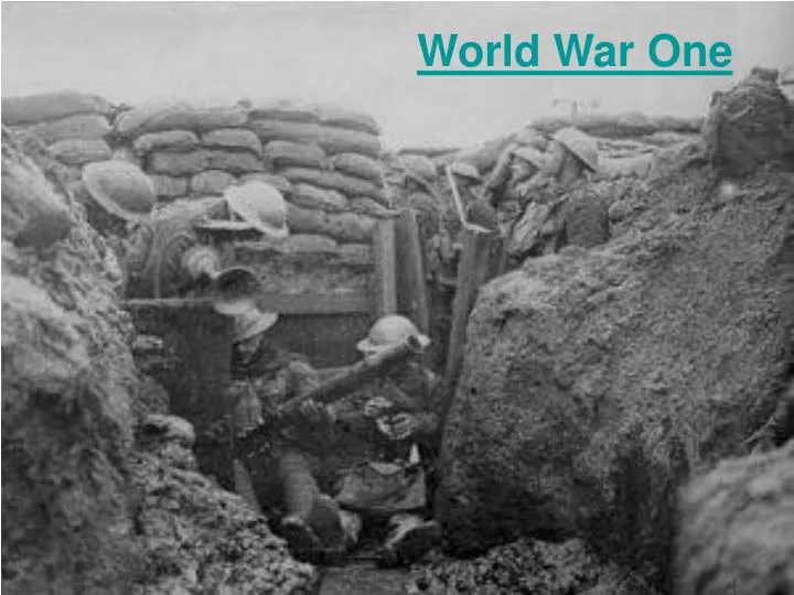 PPT - World War One PowerPoint Presentation, free download - ID:6382627