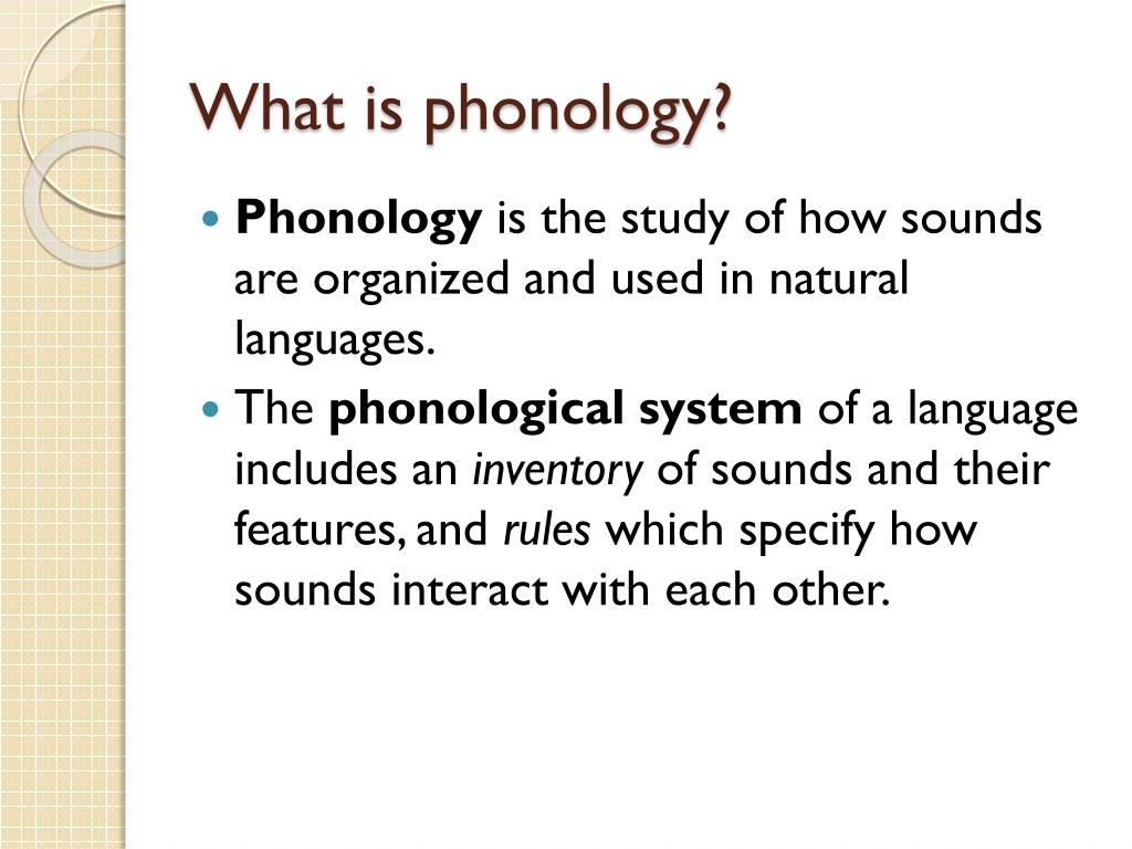 Ppt Phonology Powerpoint Presentation Free Download Id 6384720