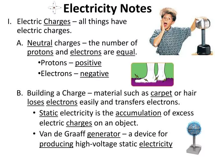 PPT - Electricity Notes PowerPoint Presentation, free download - ID:6384769