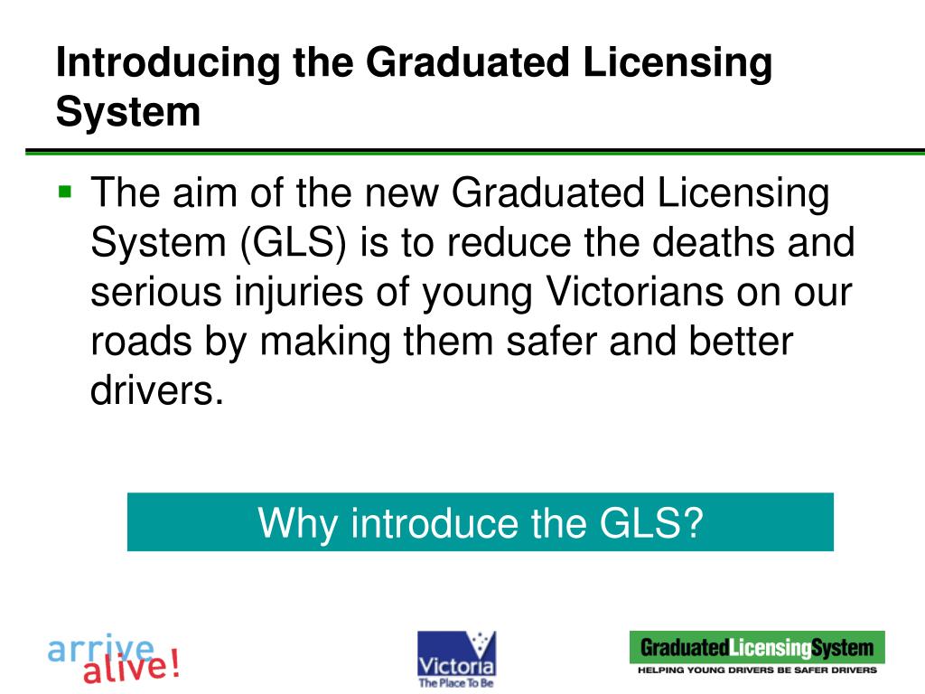 PPT - The New Graduated Licensing System Greg Ryan Road Safety ...
