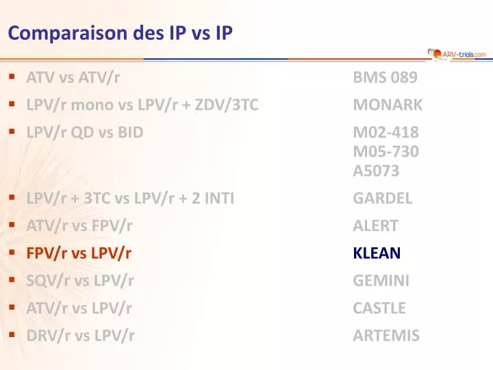 PPT - Comparaison des IP vs IP PowerPoint Presentation, free download ...