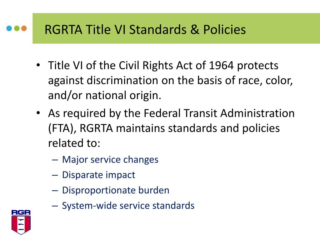PPT - Welcome! RGRTA Title VI & Public Participation Plans PowerPoint ...