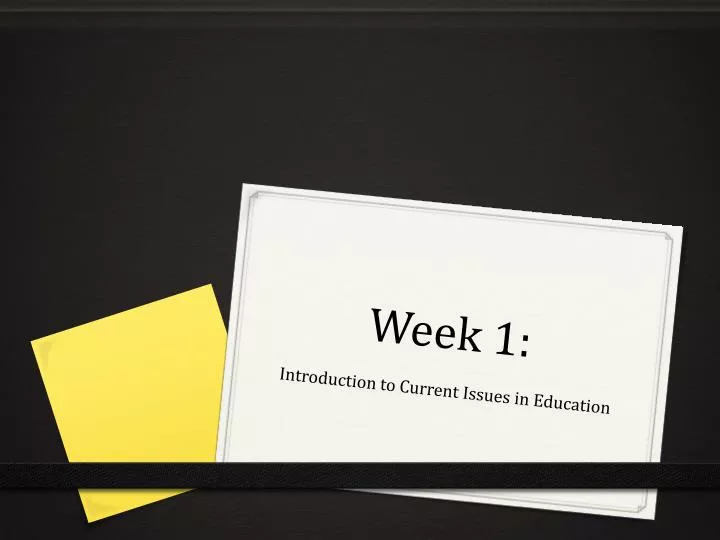 PPT Week 1 PowerPoint Presentation Free Download ID 6387874 ppt-week-1-powerpoint-presentation-free-download-id-6387874