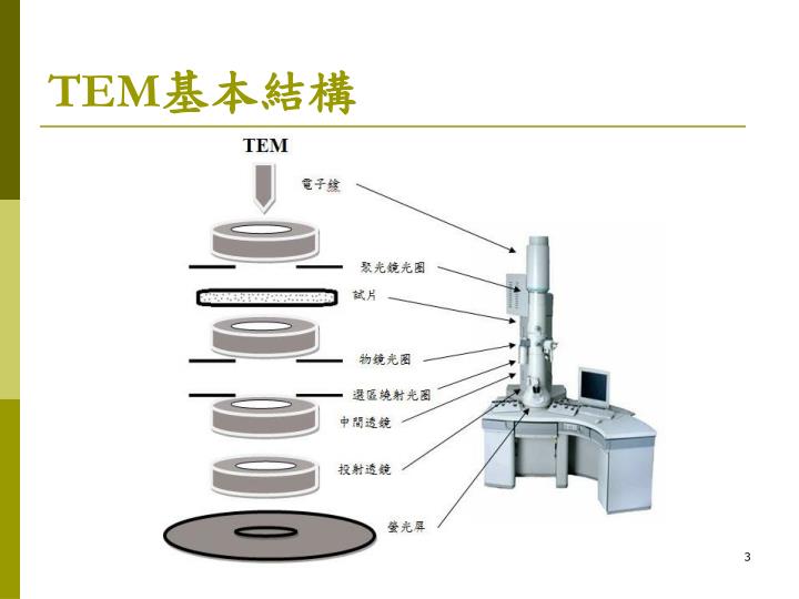 PPT - TEM 穿透式電子顯微鏡 (Transmission Electron Microscope) PowerPoint ...