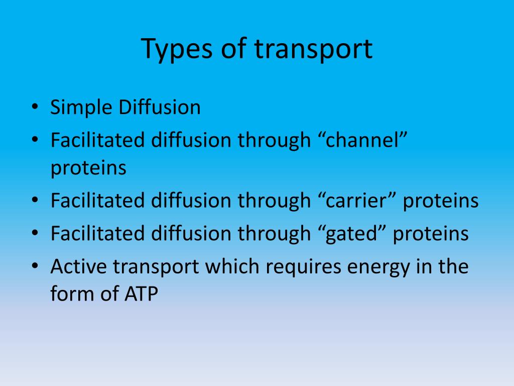 PPT - Transport across membranes PowerPoint Presentation, free download ...