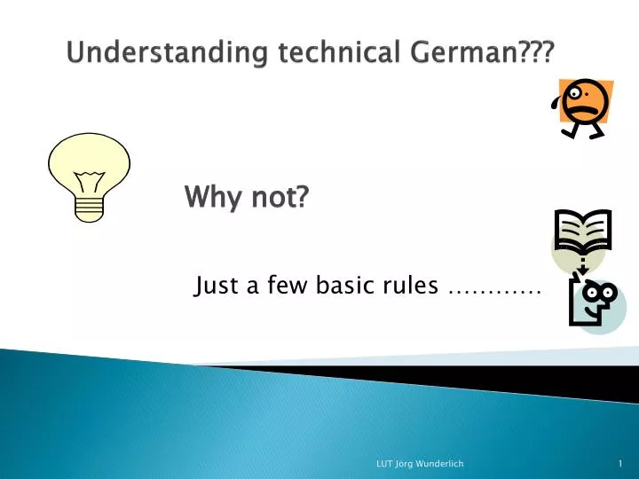 PPT - Understanding technical German ??? PowerPoint Presentation, free ...