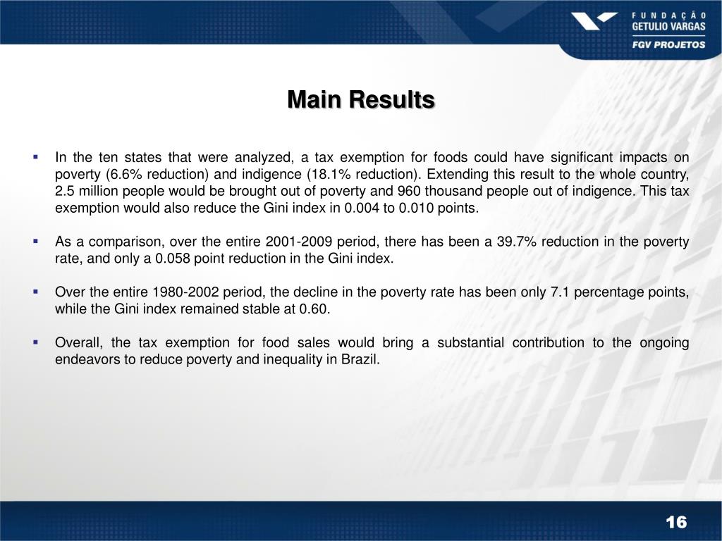 PPT - Food Taxation in Brazil: Measurement and Social Impacts ...