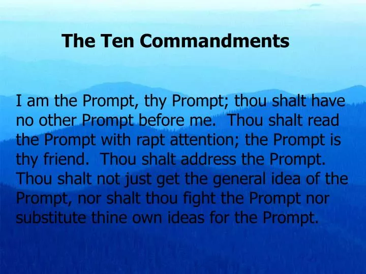 PPT - The Ten Commandments PowerPoint Presentation, free download - ID ...