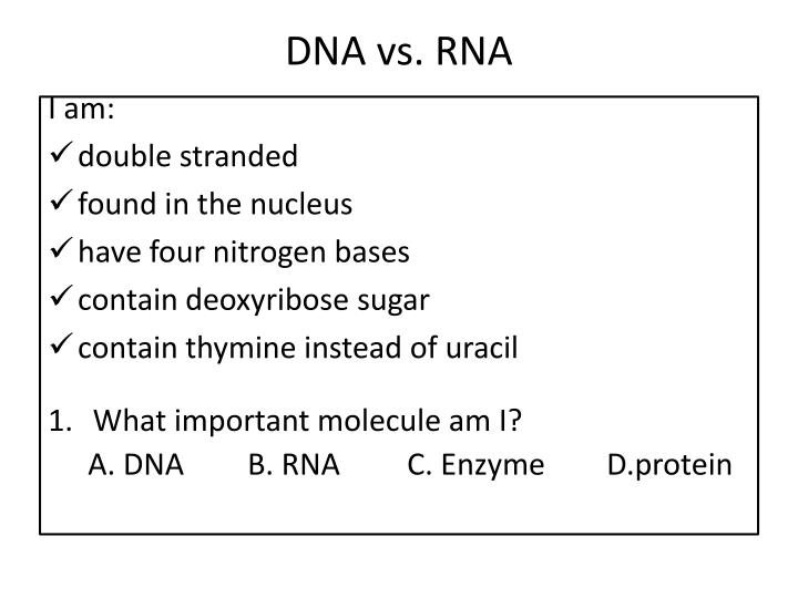 PPT - B-4 Demonstrate an understanding of the molecular basis of ...