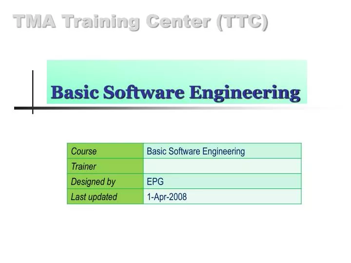 PPT - Basic Software Engineering PowerPoint Presentation, free download ...
