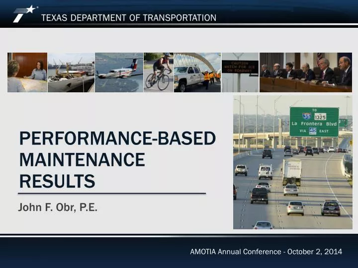 PPT - Performance-Based Maintenance results PowerPoint Presentation ...